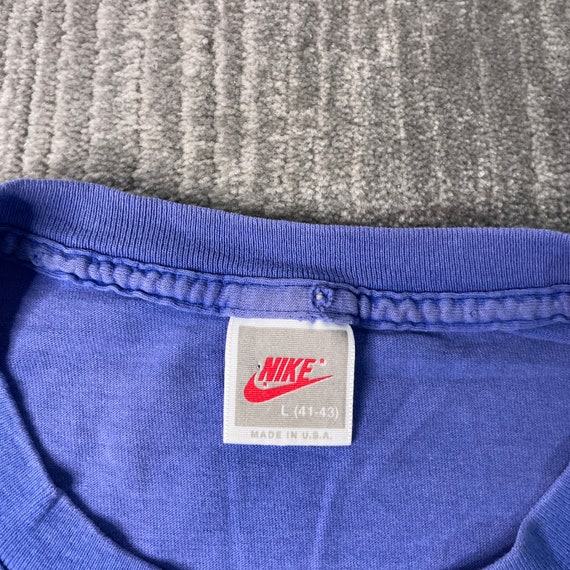 Vintage 90s Nike Swoosh Check Running Basic Essential… - Gem