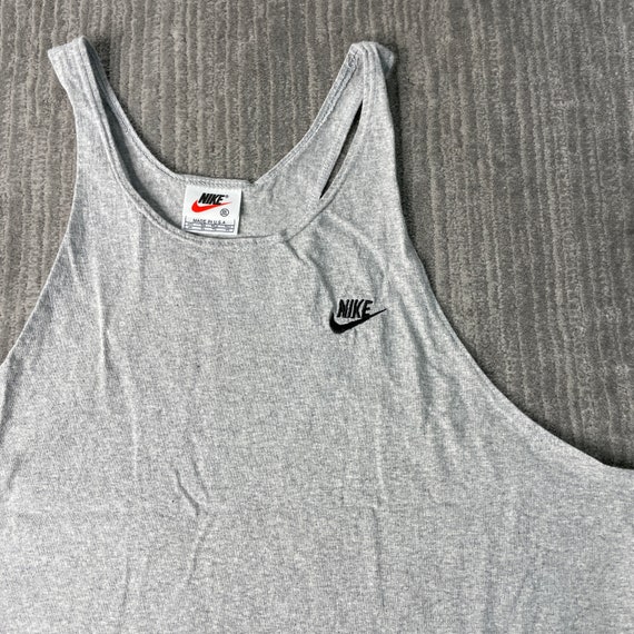 Vintage 90s Nike Swoosh Check Logo Basic Essential St… - Gem