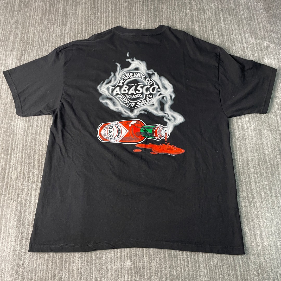 Vintage 90s Tabasco Hot Sauce Promo 1990s Fashion Double Sided Y2K ...