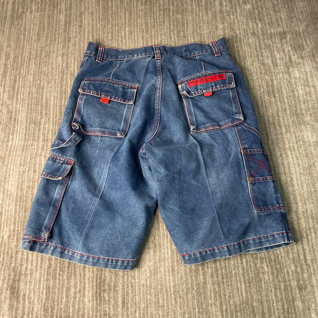 Vintage 2000s Barcode Baggy Fit Multiple Pocket Skater Grunge Emo ...