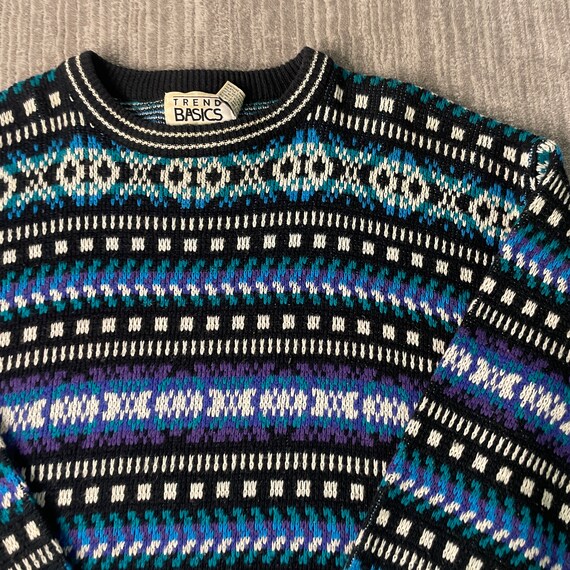 Vintage 2000s Trend Basics Abstract Design Acrylic Ma… - Gem