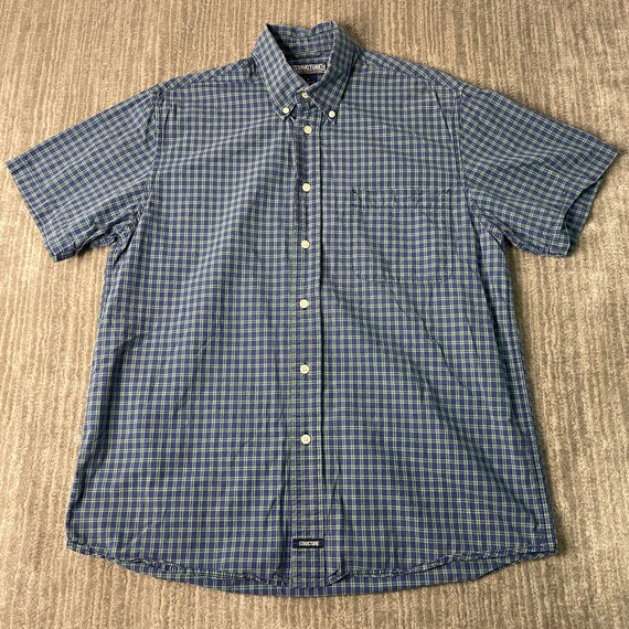 Vintage 2000s Structure One Pocket Plaid Pattern Prep… - Gem