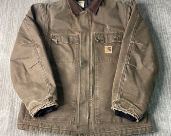 Vintage 2000s Carhartt Workwear Carpenter Two Pocket Heavy Duty Winter ...