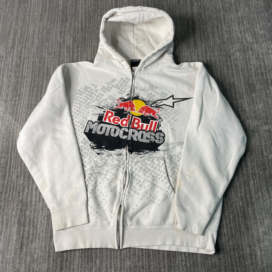 Vintage 2000s Red Bull Motocross Racing Sportswear Athletic Y2K ...