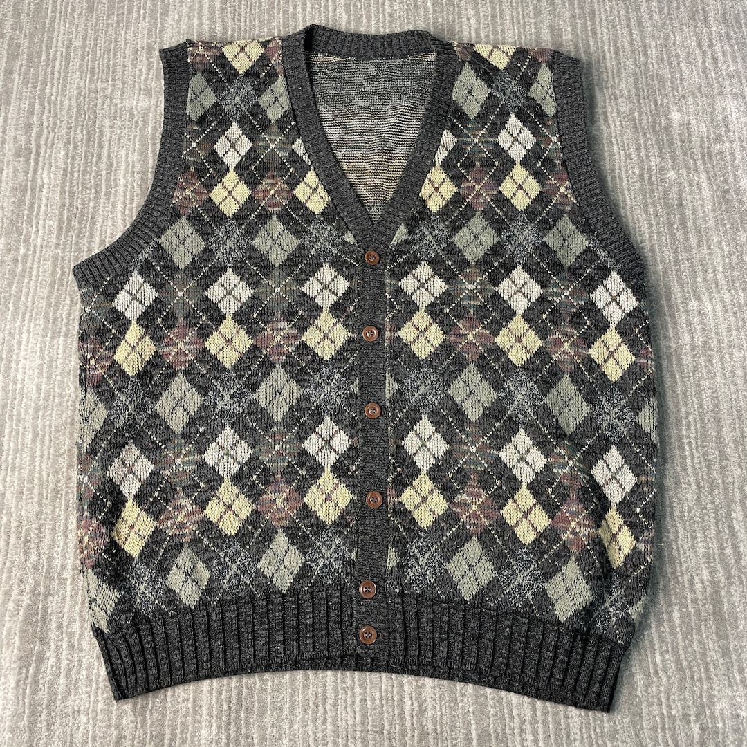 Vintage 2000s Daimond Plaid Pattern Preppy Style Y2K Aesthetic Basic ...