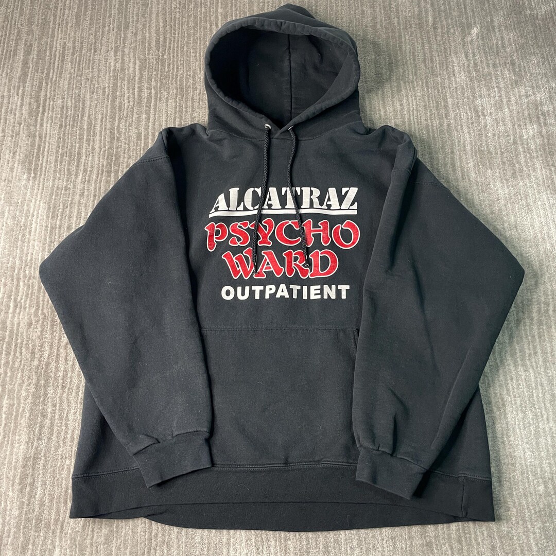 Vintage 2000s Alcatraz Psycho Ward Spell Out Basic Essential Streetwear ...