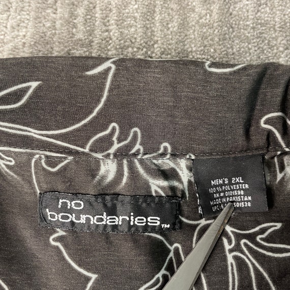 Vintage 2000s No Boundaries Tiki Hawaii Style Logo Y2… - Gem