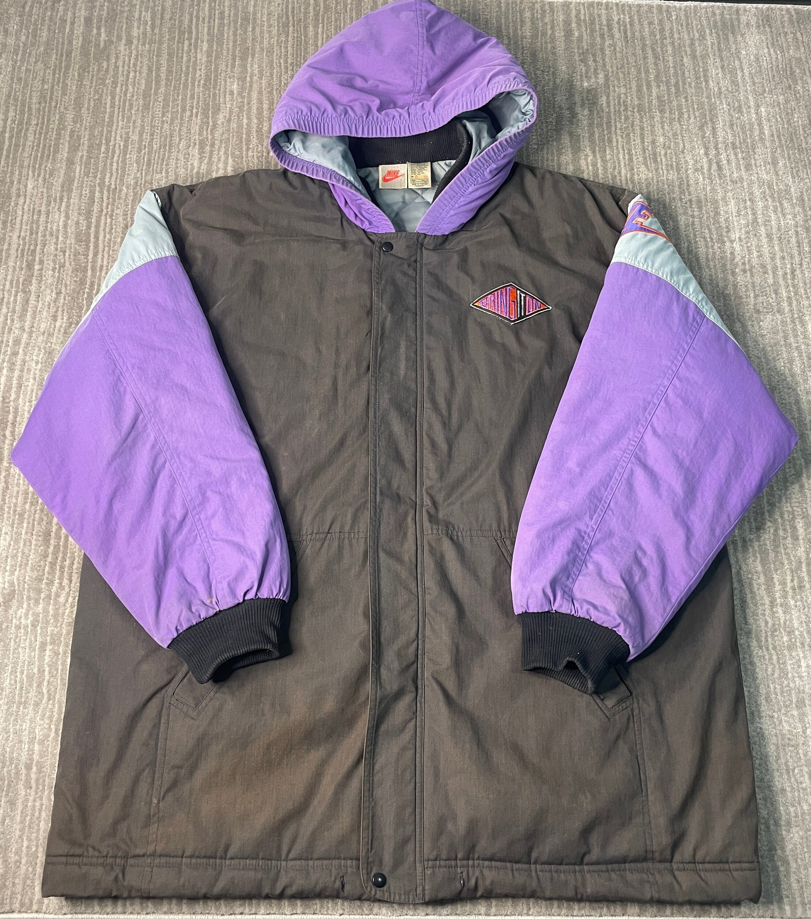 Vintage 90s Nike Swoosh Check Charles Barkley NBA Basketball Vintage 90s Nike Swoosh Check Charles Barkley NBA Basketball