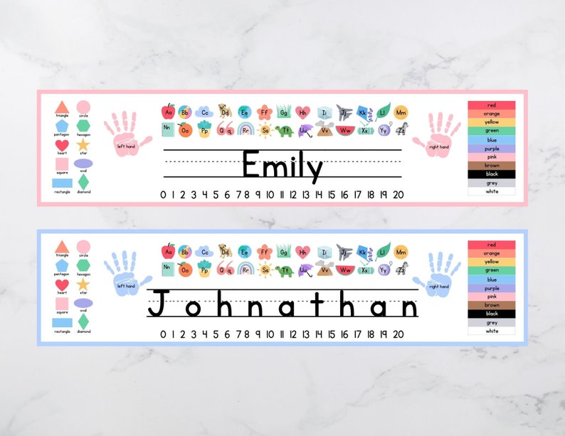 Editable Desk Nameplates Classroom Desk Labels Back to - Etsy