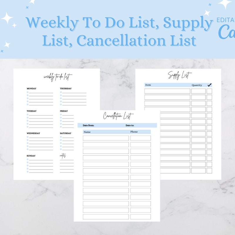 Cancellation List - Etsy