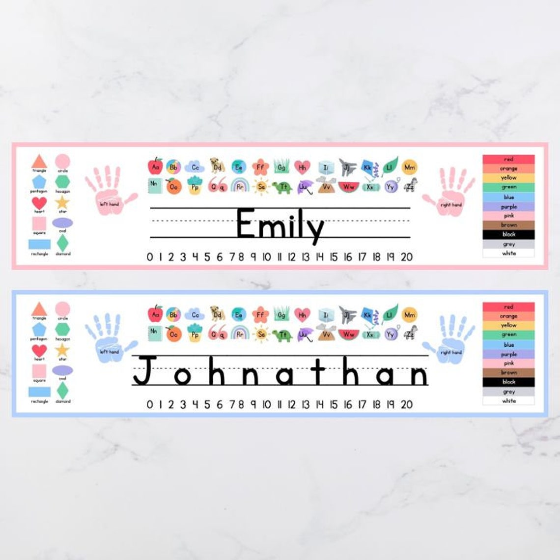 Editable Desk Nameplates, Classroom Desk Labels, Back to School ...