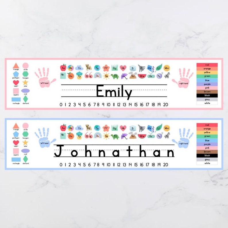 Editable Desk Nameplates, Classroom Desk Labels, Back to School ...