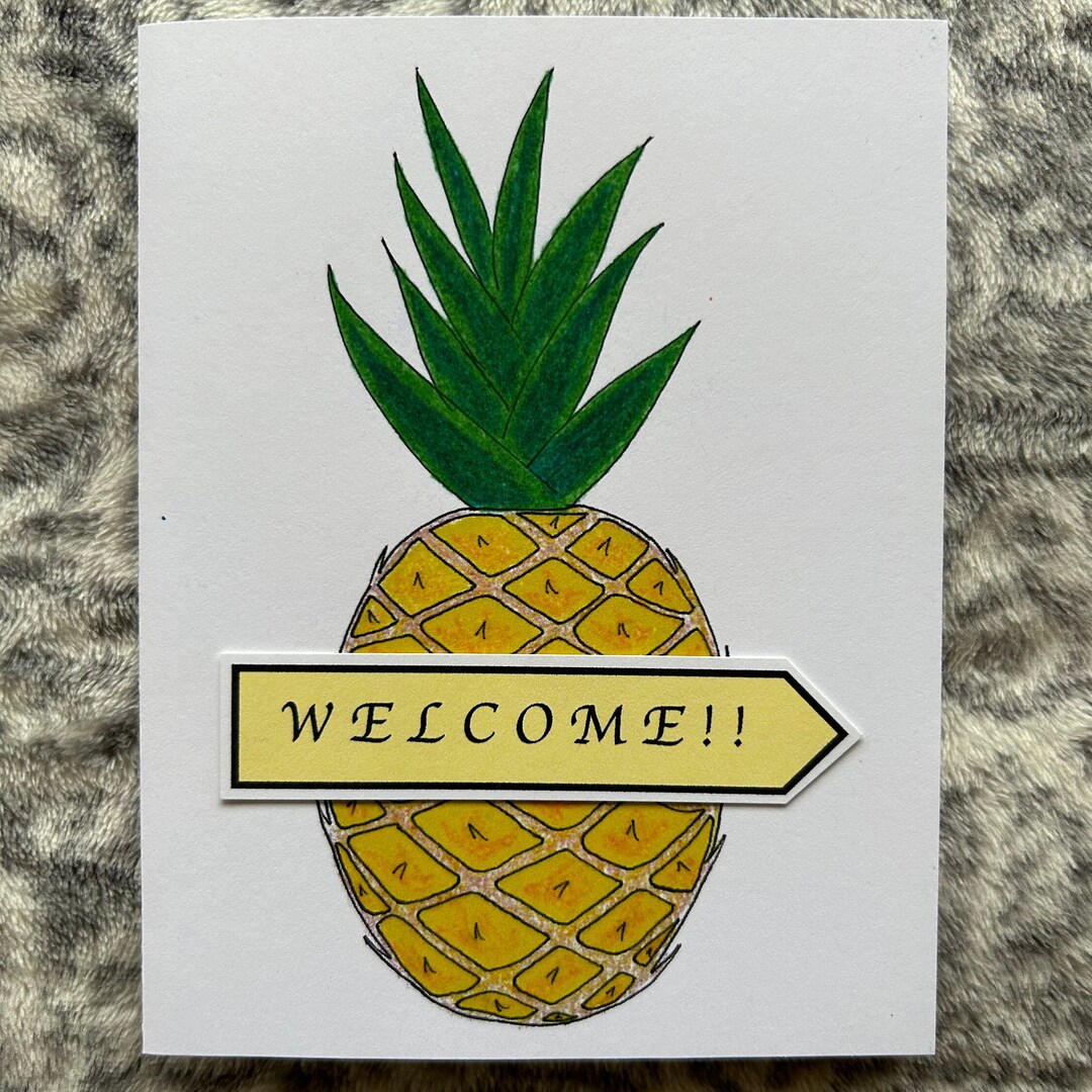 WELCOME - Hospitality Greeting Card - Etsy