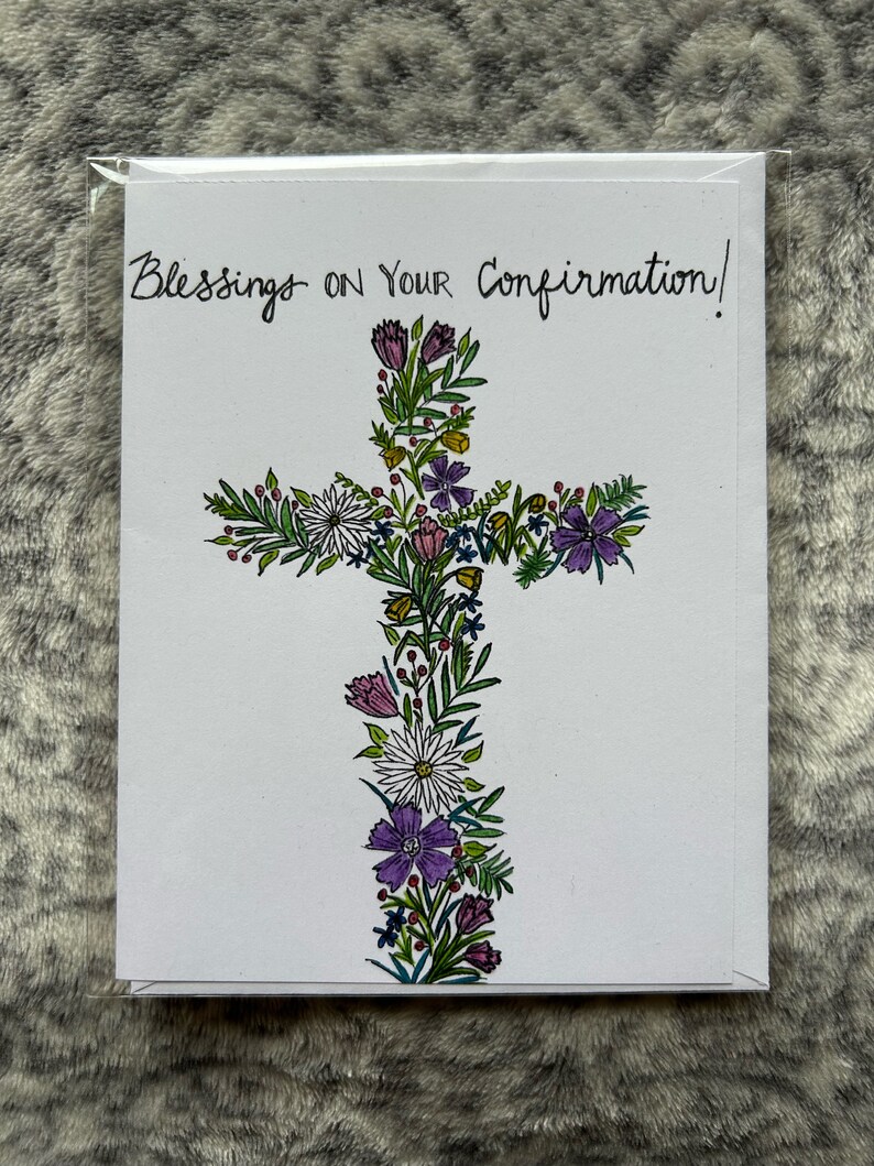 Blessings on Your Confirmation - Confirmation Greeting Card - Etsy