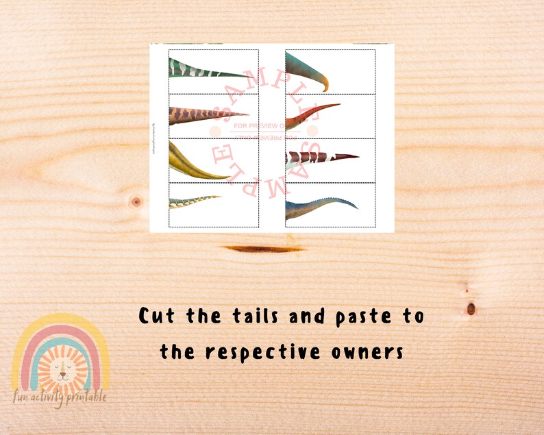 Dinosaur Find the Tail Game Dinosaur Activity Busy Book - Etsy