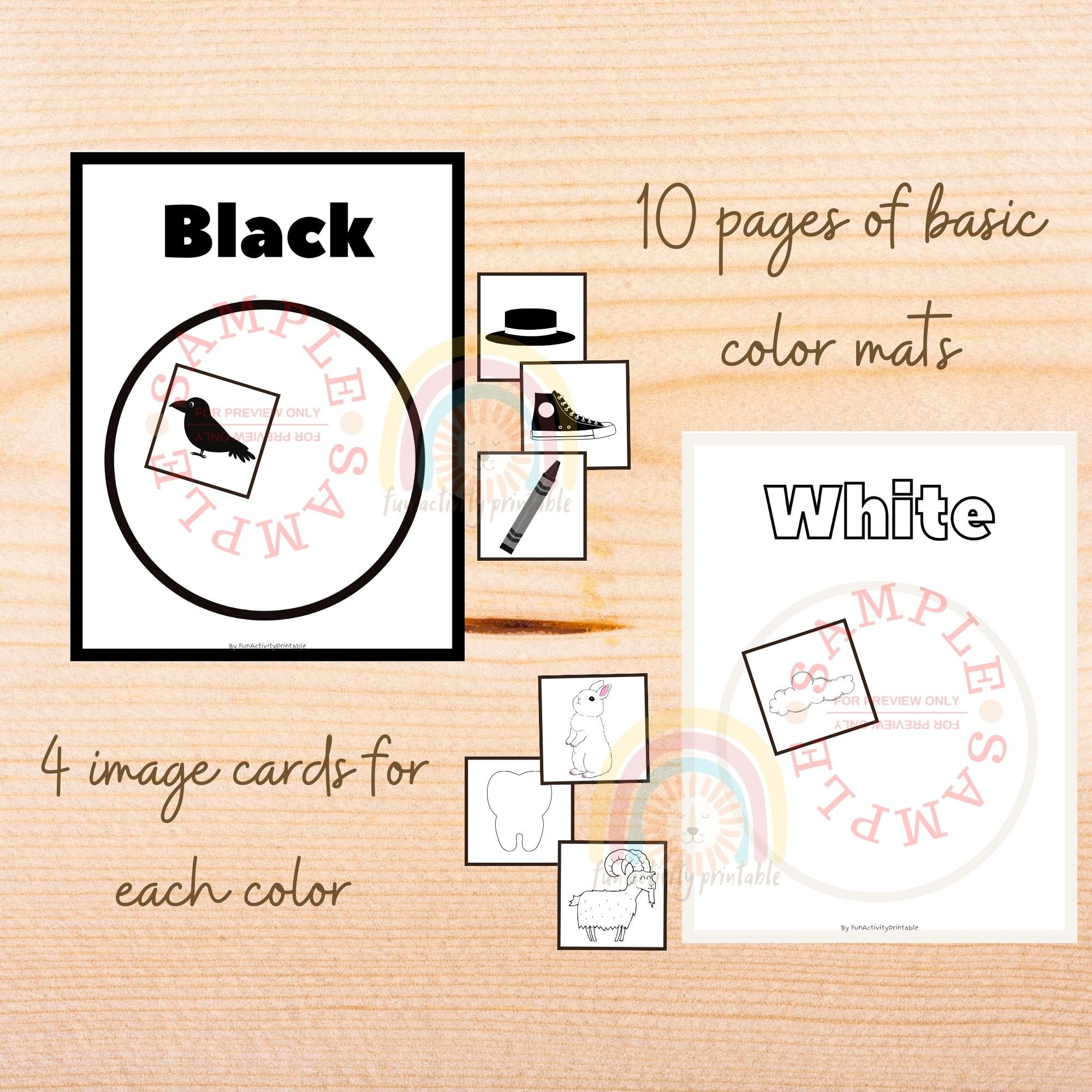 Color Sorting Printable Activity Learn About Colors Sorting Activity ...