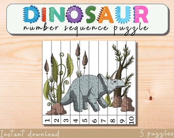 Dinosaur Busy Book Learning Binder Preschool Printable - Etsy