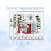 Winter Number Sequence Puzzles Printable Preschool Puzzles Kids ...