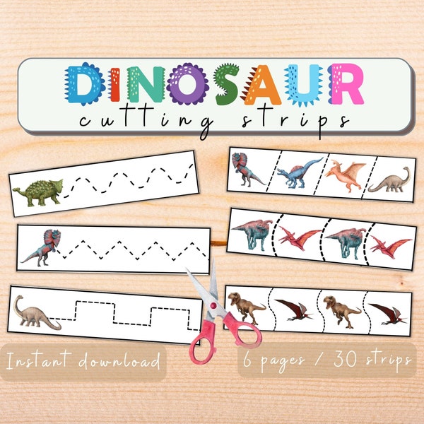 Montessori Dinosaur - Etsy