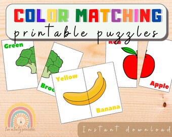 Color Resource Printables Learning Colors Basic Colors - Etsy
