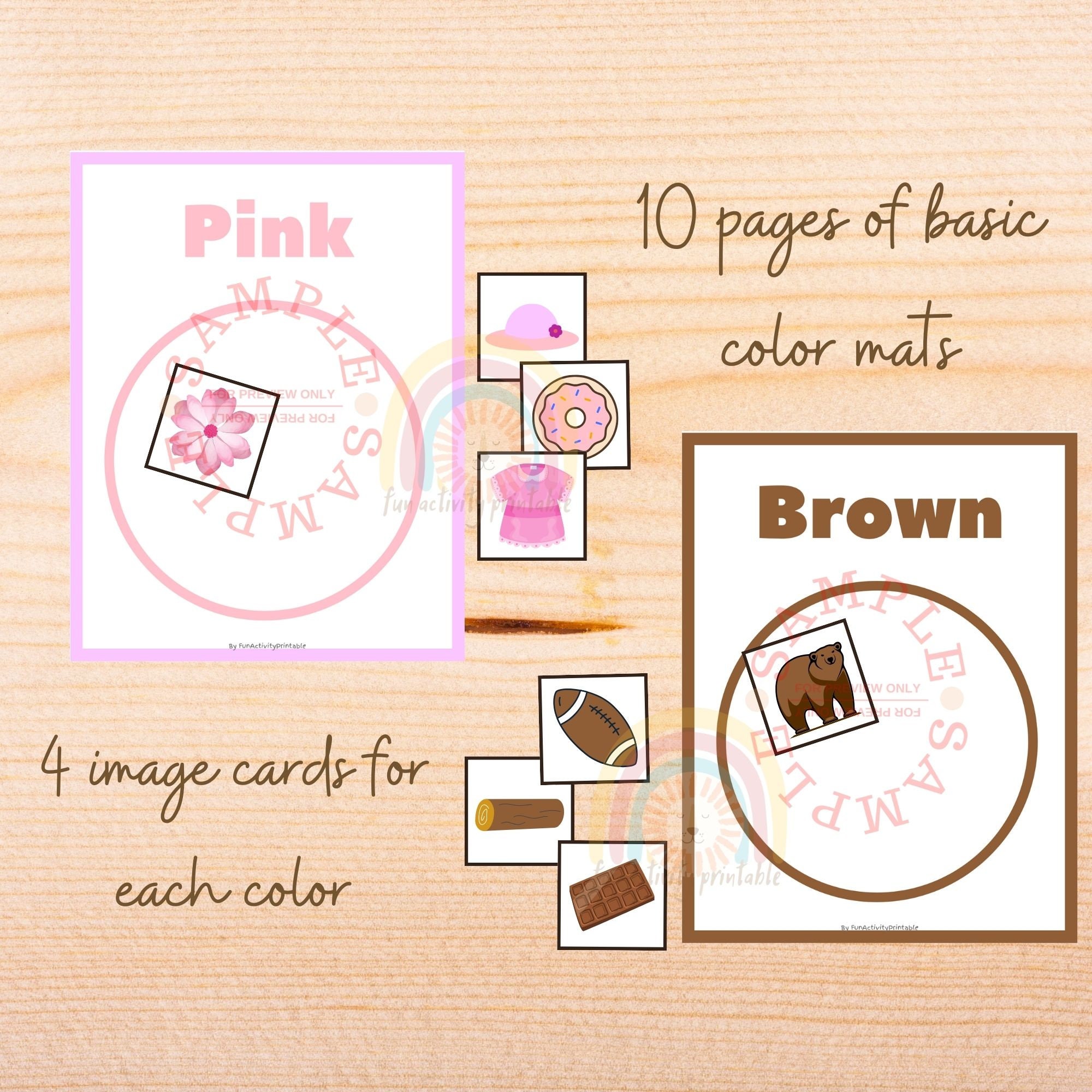 Color Sorting Printable Activity Learn About Colors Sorting Activity ...