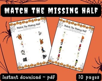 Pumpkin Decorating Game for Preschool. Learn Parts of the - Etsy