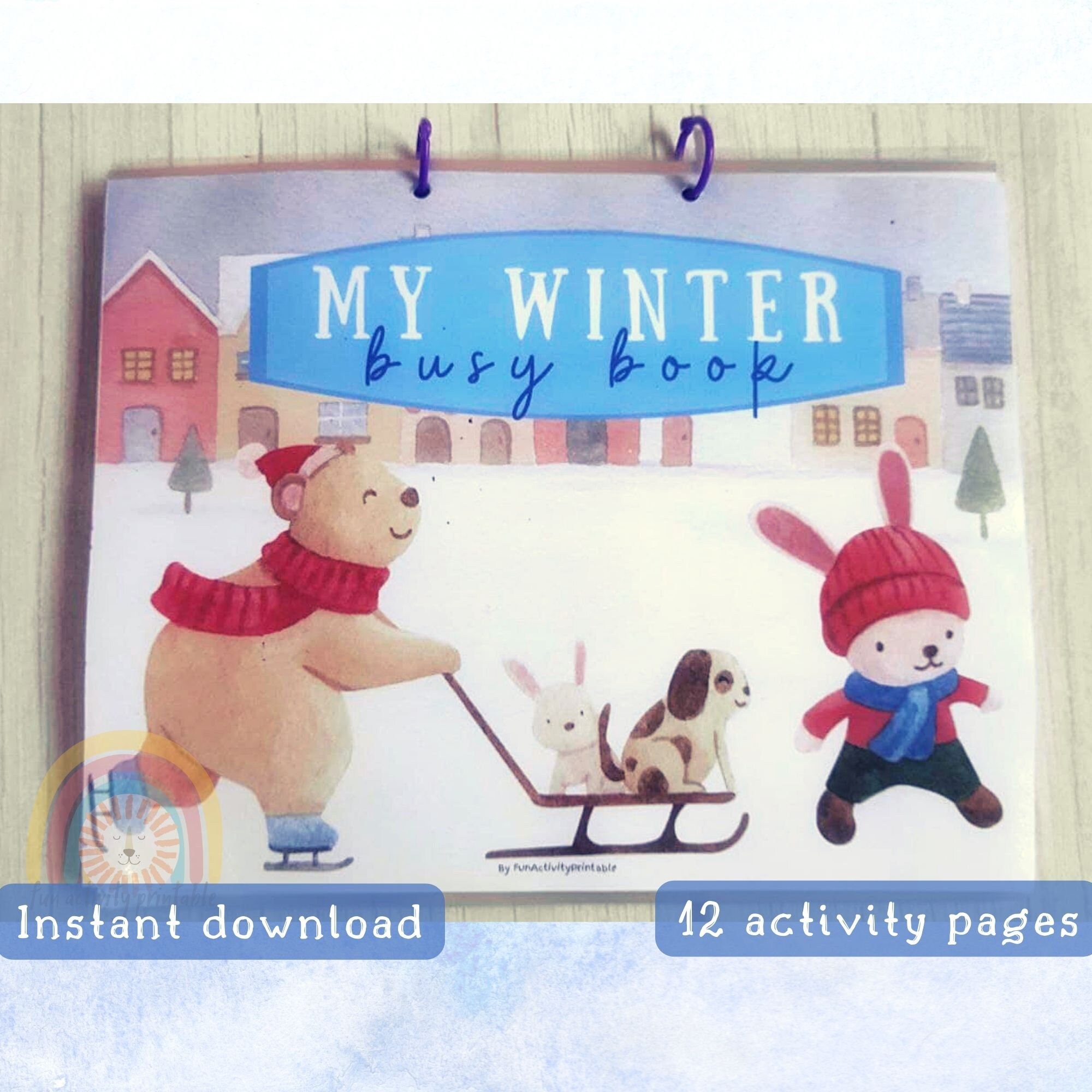 My Winter Busy Book Printable Winter Busy Book for Kids and Toddlers ...