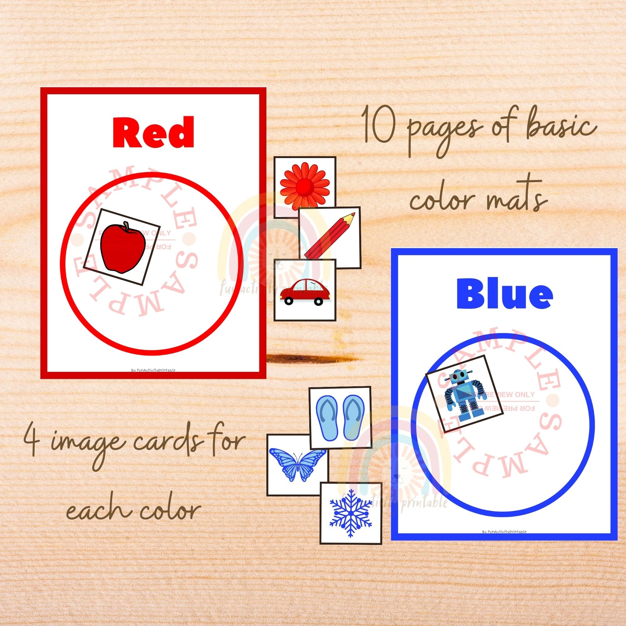 Color Sorting Printable Activity Learn About Colors Sorting Activity ...