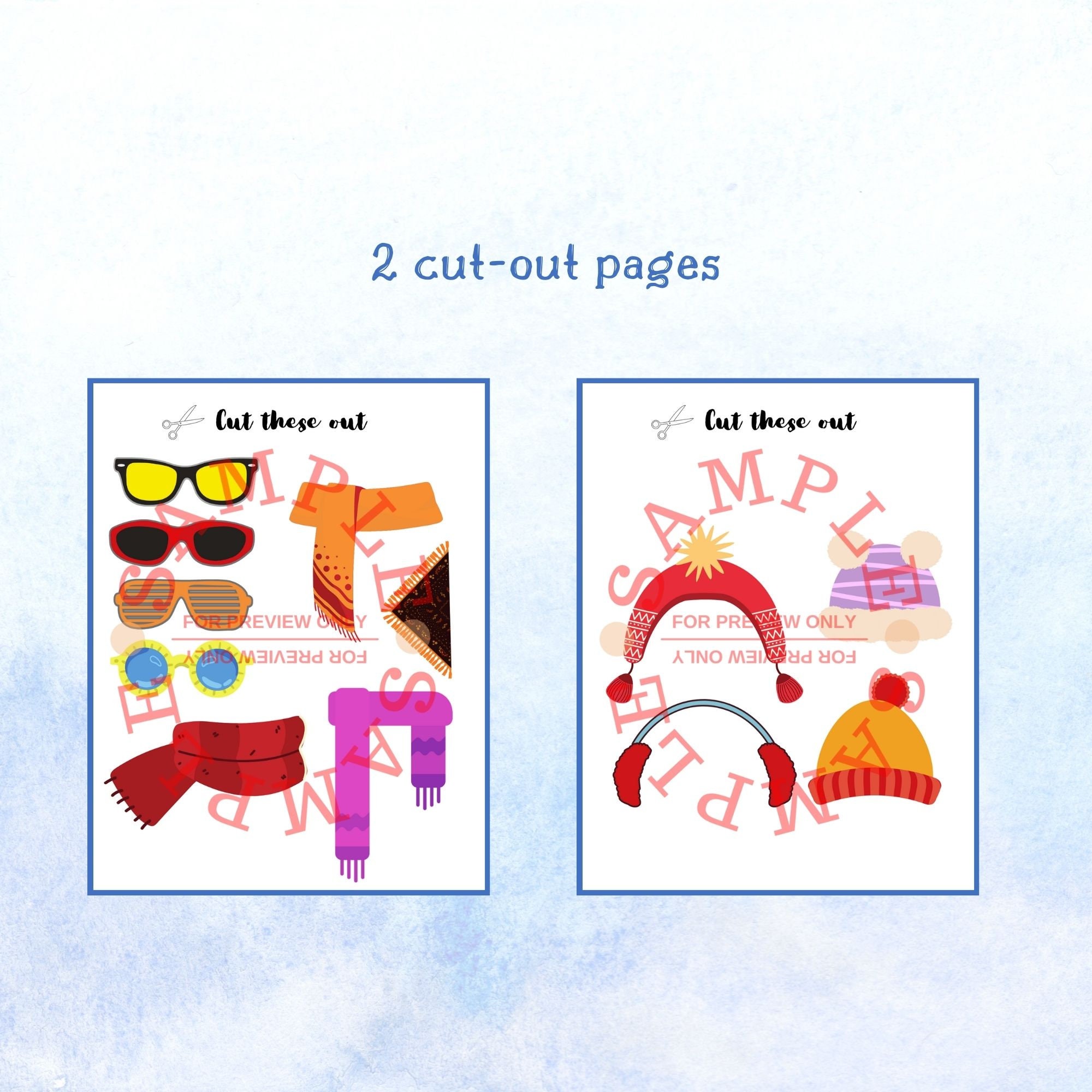 Dress the Snowman Printable Game Winter Activity for Kids Learning ...