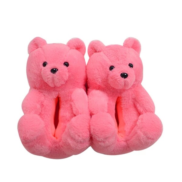 Teddy Bear Slippers - Etsy