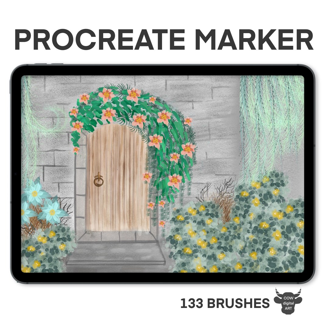 Procreate Marker Brushes ,copy Marker Procreate,alcohol Marker ...