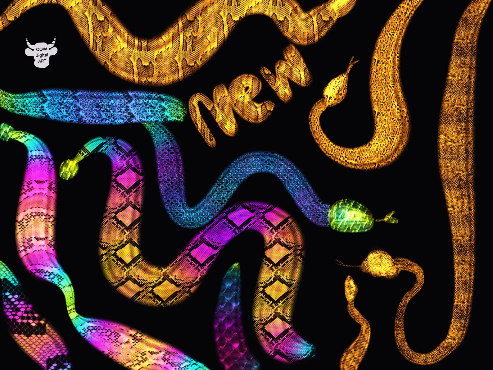 Procreate Gold Snake Brushes Snake Procreate Brushes Snake - Etsy