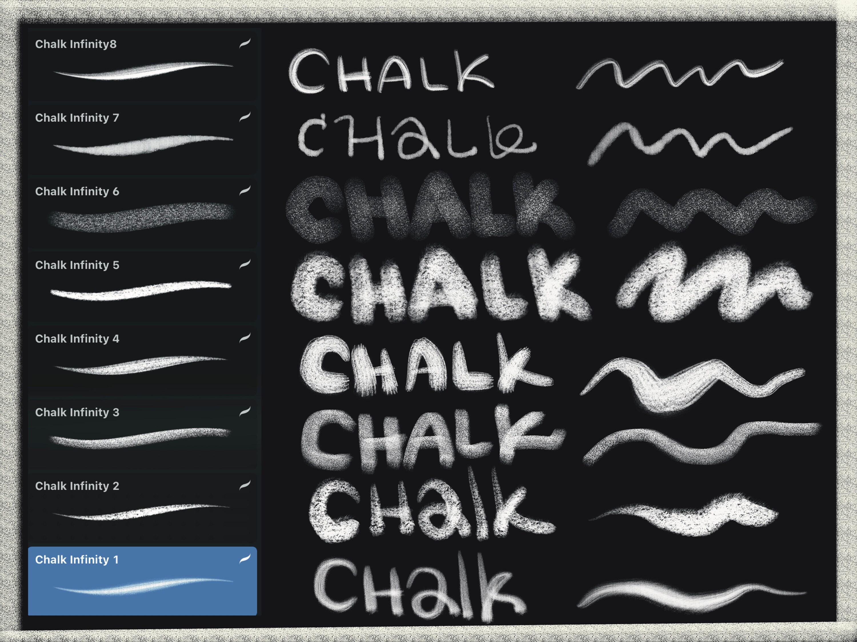 Procreate Chalk procreate Brusheschalk Brushes for - Etsy