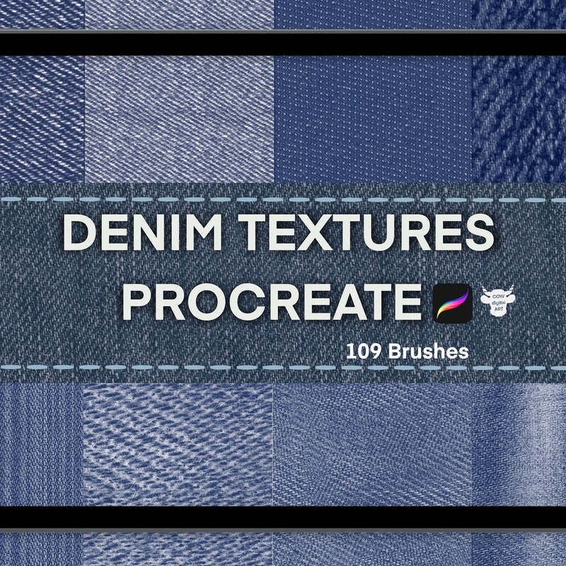 Denim Texture Brush Set - Etsy