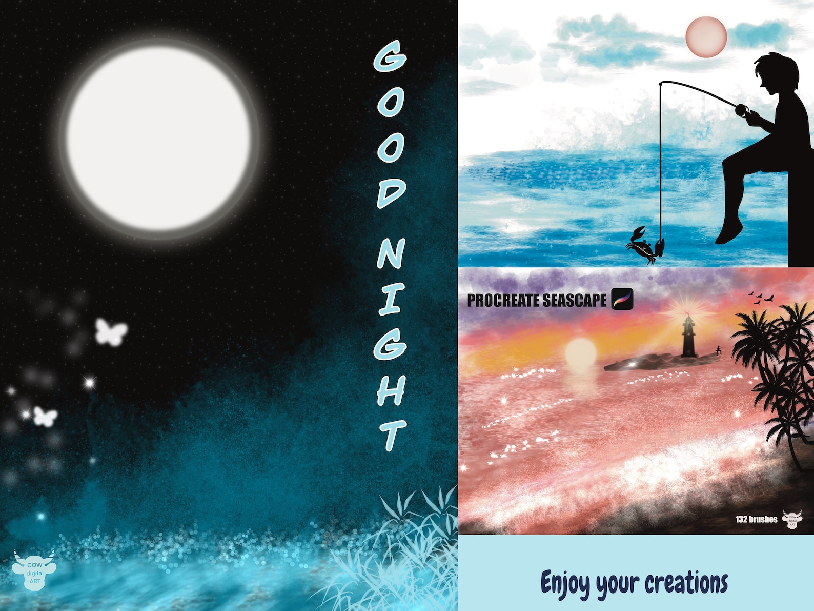 Seascape Procreate Brush Set Ocean Brush Beach Brushes - Etsy