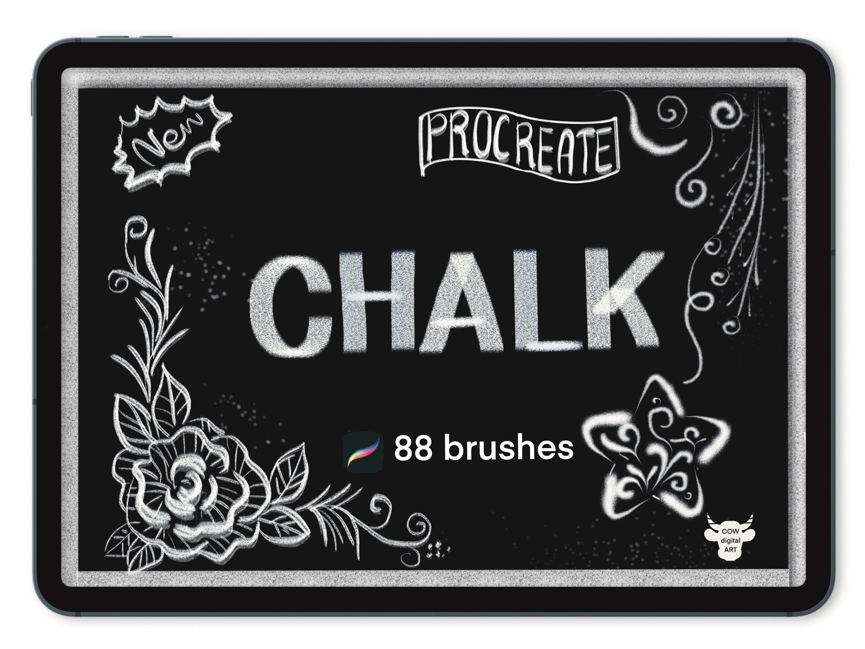 Procreate Chalk procreate Brusheschalk Brushes for - Etsy