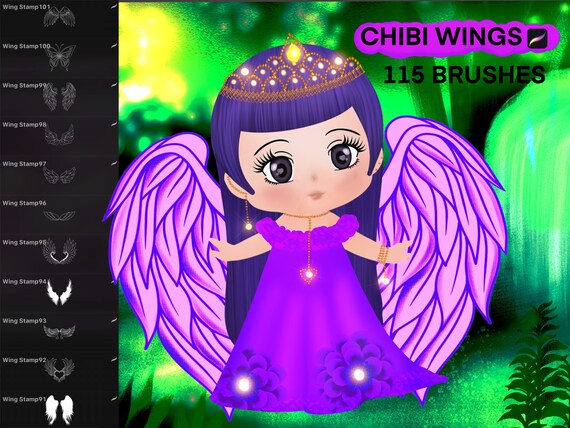 Chibi Angel Wings Anime