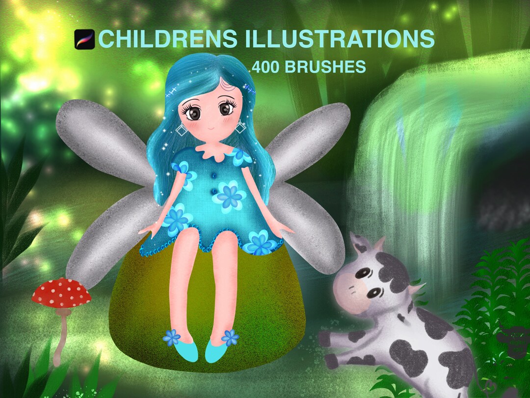 Procreate Children’s Book Illustrator,procreate Child Book ,brushes ...
