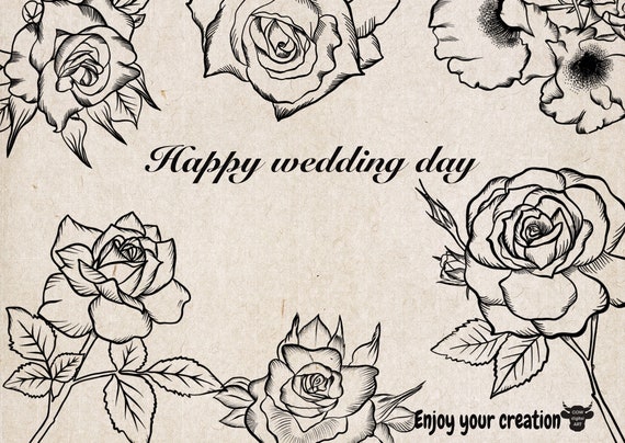 Chicano Roses Drawings