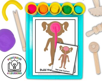 Roll a Skeleton Play Dough Mat Game, Kids Halloween Playdough Doh Dice ...