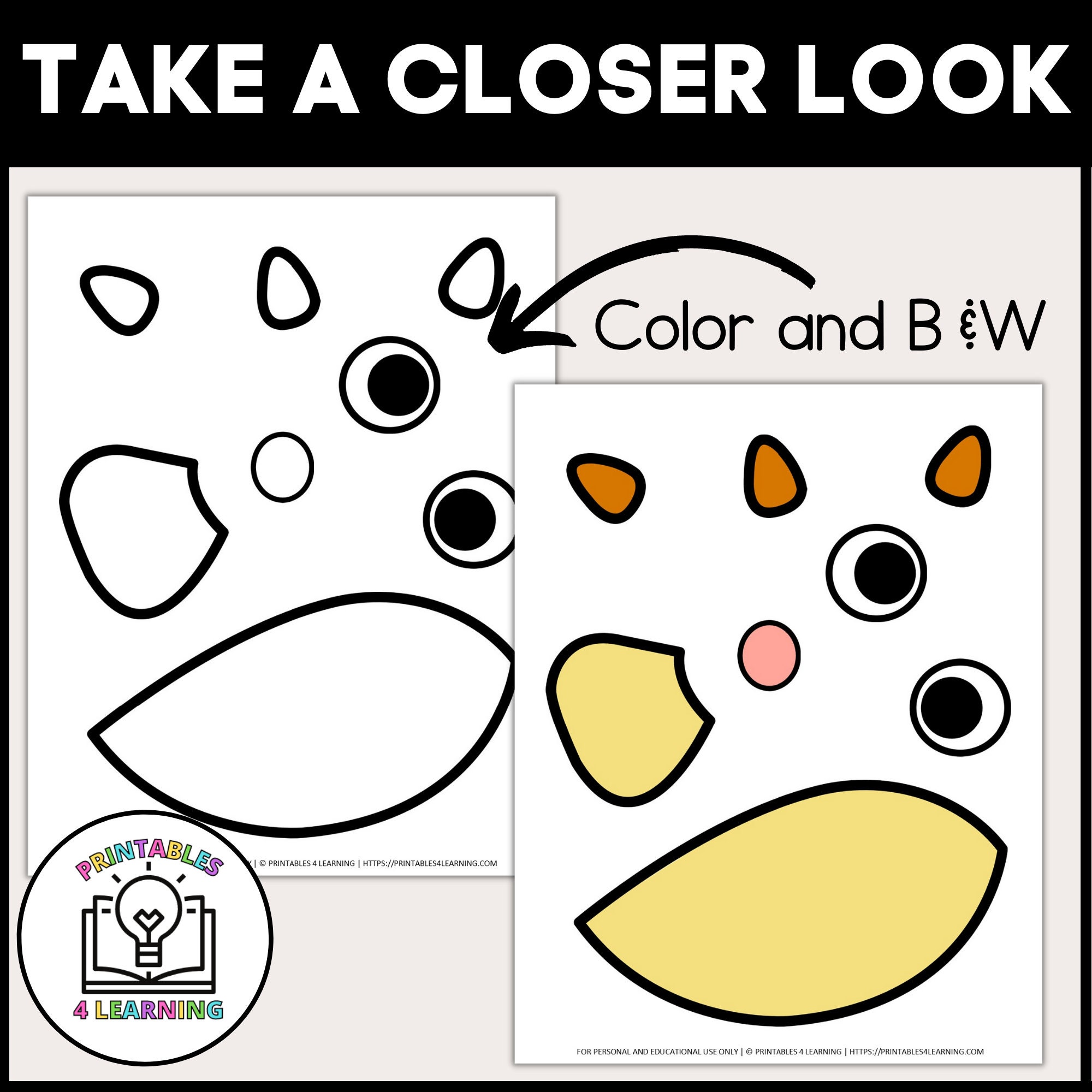 Printable Pufferfish Cut and Paste Craft - Instant Digital Download - Etsy