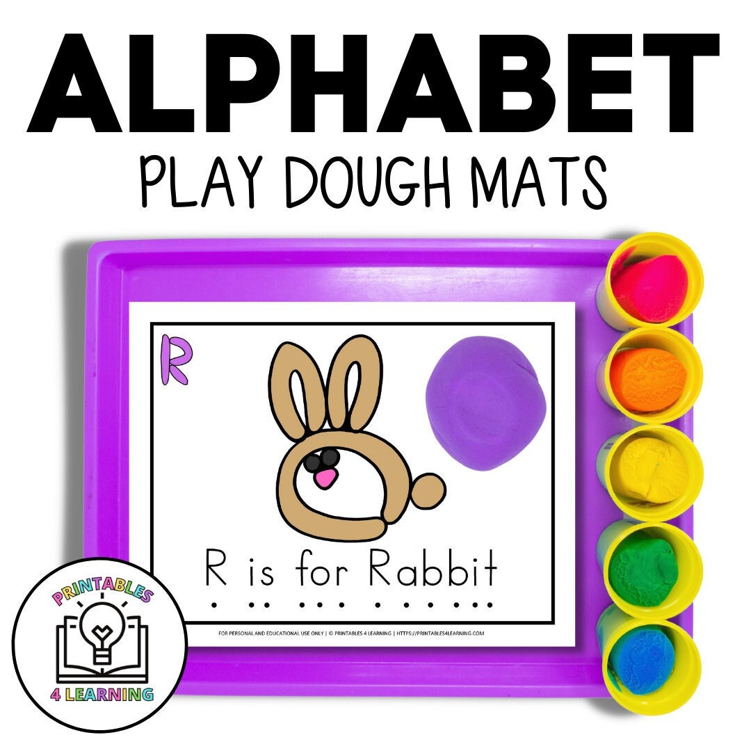 Alphabet Playdough Mats Phonic Dots - Etsy