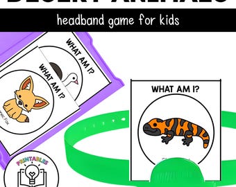 Who Am I? Headbands Game - Polar Animals Edition - Etsy