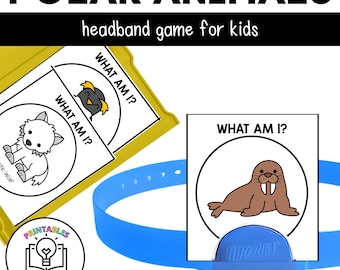 Who Am I? Headbands Game - Desert Animals Edition - Etsy