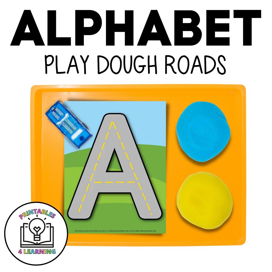 ABC Alphabet Letter Roads - Etsy