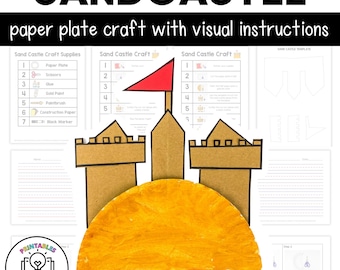 Cowboy Hat Paper Plate Craft With Visual Instructions - Etsy