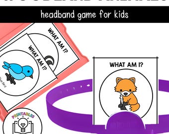 Who Am I? Headbands Game - Desert Animals Edition - Etsy