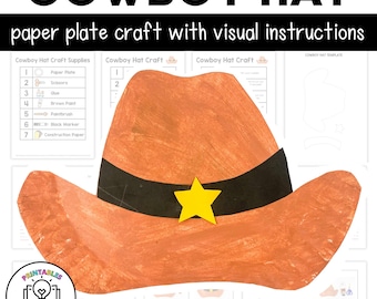 Sheep Paper Plate Craft With Visual Instructions - Etsy