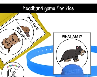 Who Am I? Headbands Game - Desert Animals Edition - Etsy