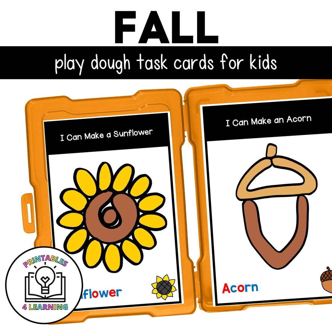 Fall Playdough Mats | Fun and Easy Fall-themed Playdough Activities ...